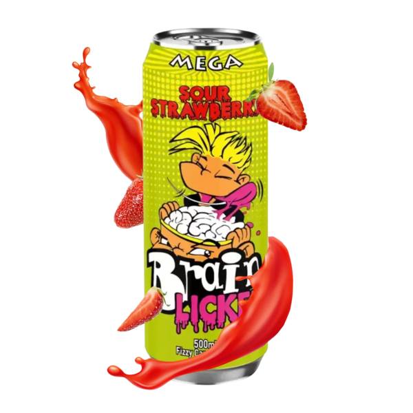 Mega Brain Licker Sour Strawberry – Chocola